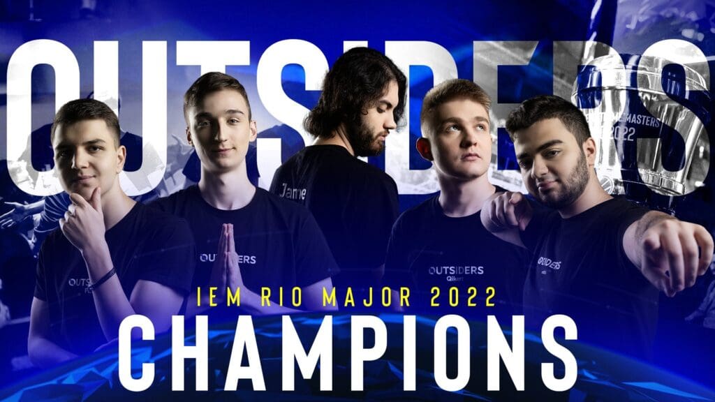 Outsiders Win IEM Rio CSGO Major 2022 By Defeating Heroic