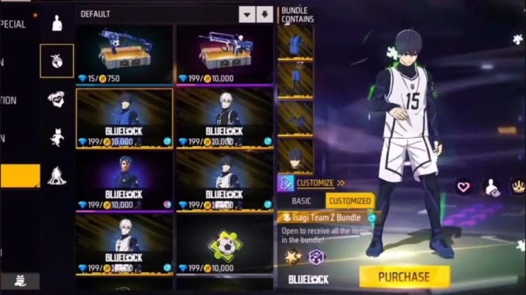 Free Fire x Blue Lock Collaboration: Unlock Exclusive In-Game Content