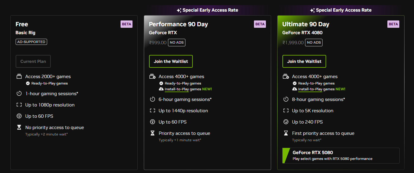 NVIDIA Launches GeForce Now Cloud Gaming Service in India: Pricing, How ...