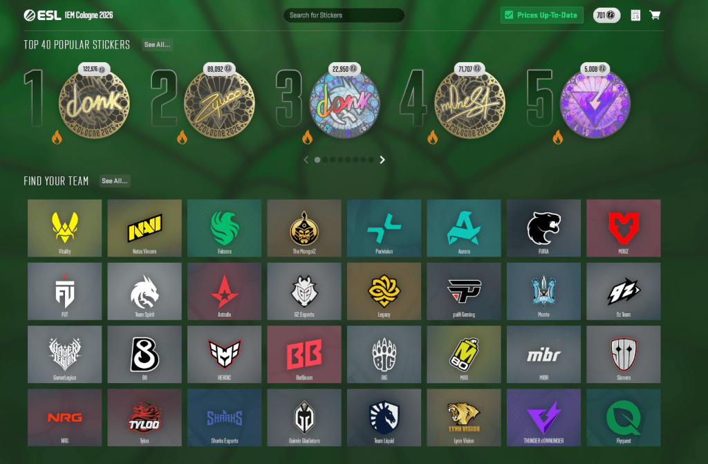 CS2's New Token System Explained: Valve Kills Sticker Capsules