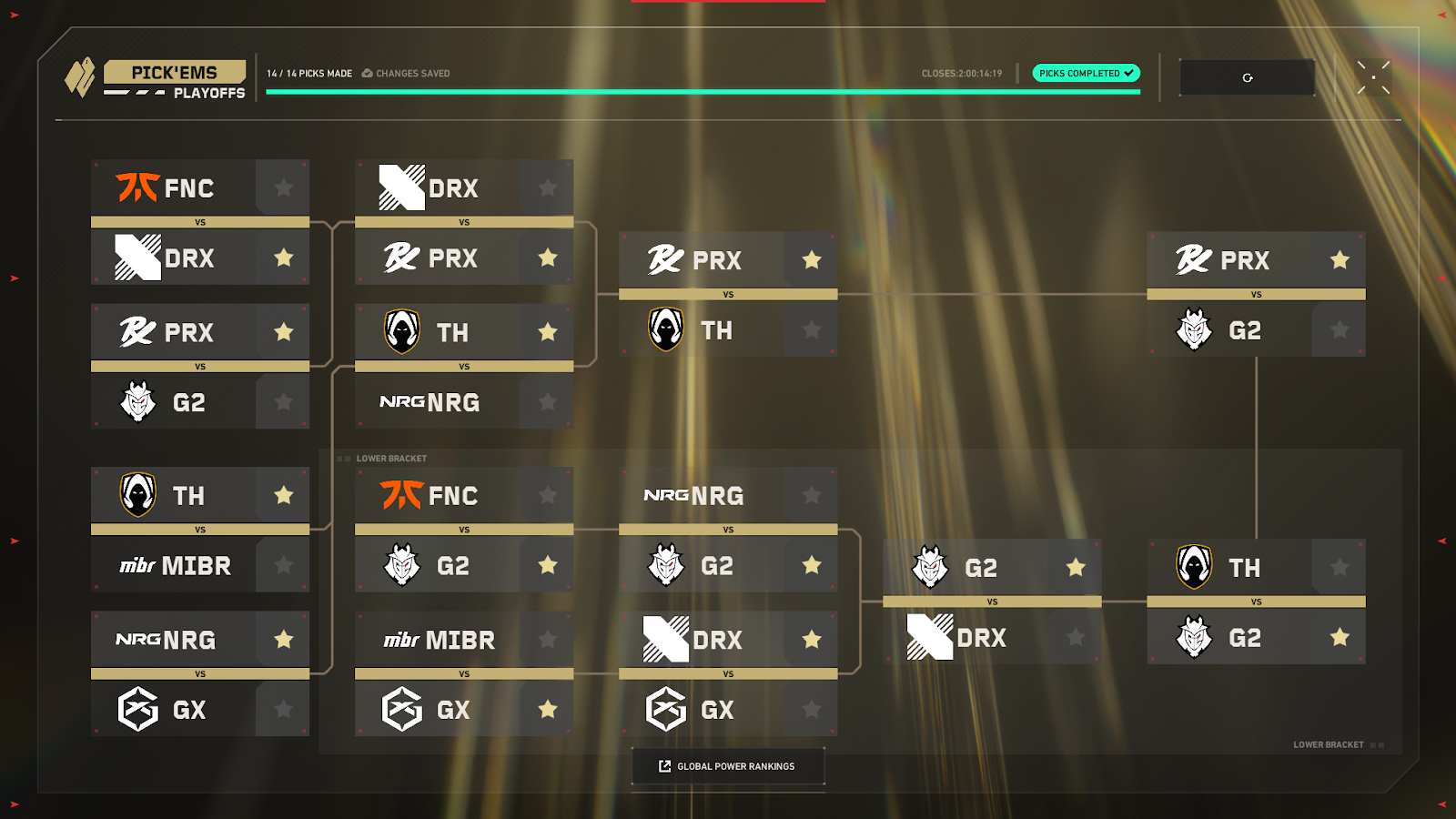 Valorant Champions 2025 Playoffs Pick’Ems Guide