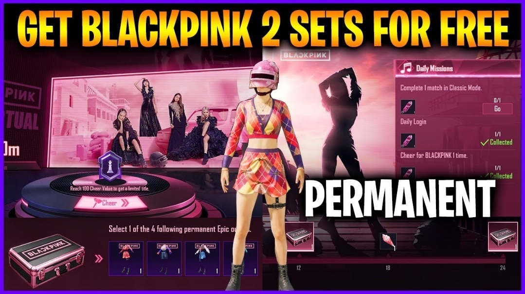How To Get The BLACKPINK outfit in BGMI now