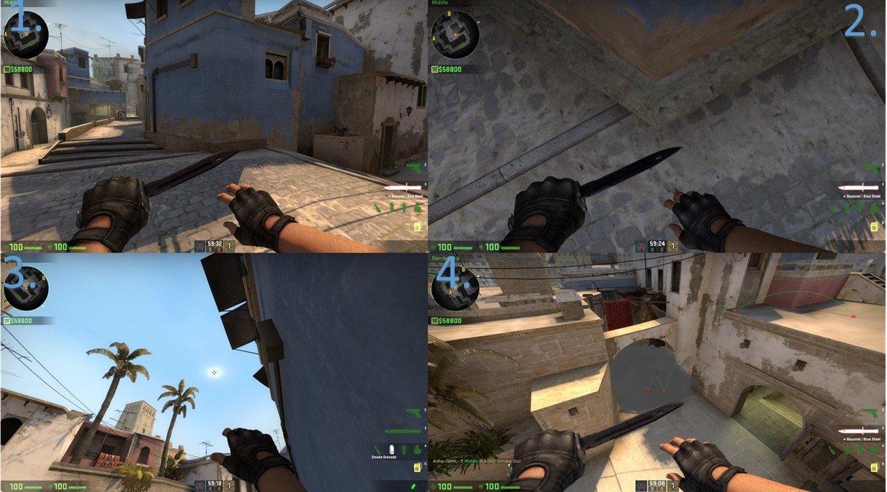 CSGO bots can now use utility for execute strategies in the game