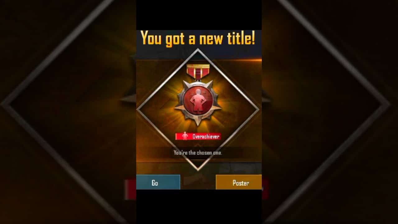 How to unlock the Overachiever title in BGMI