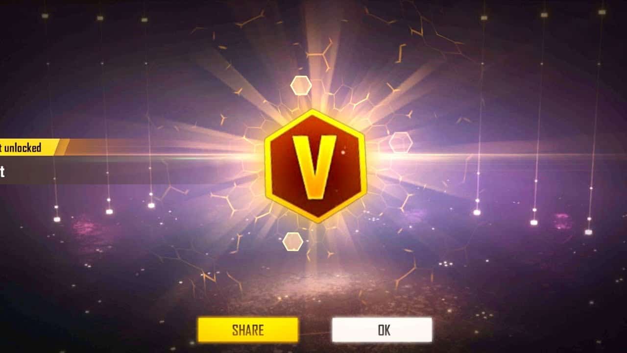 Free Fire: How to get a V-Badge