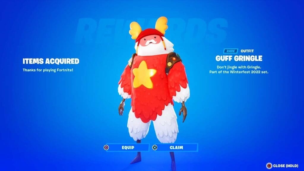 Fortnite: How to get the Guff Gringle skin on PS and Xbox