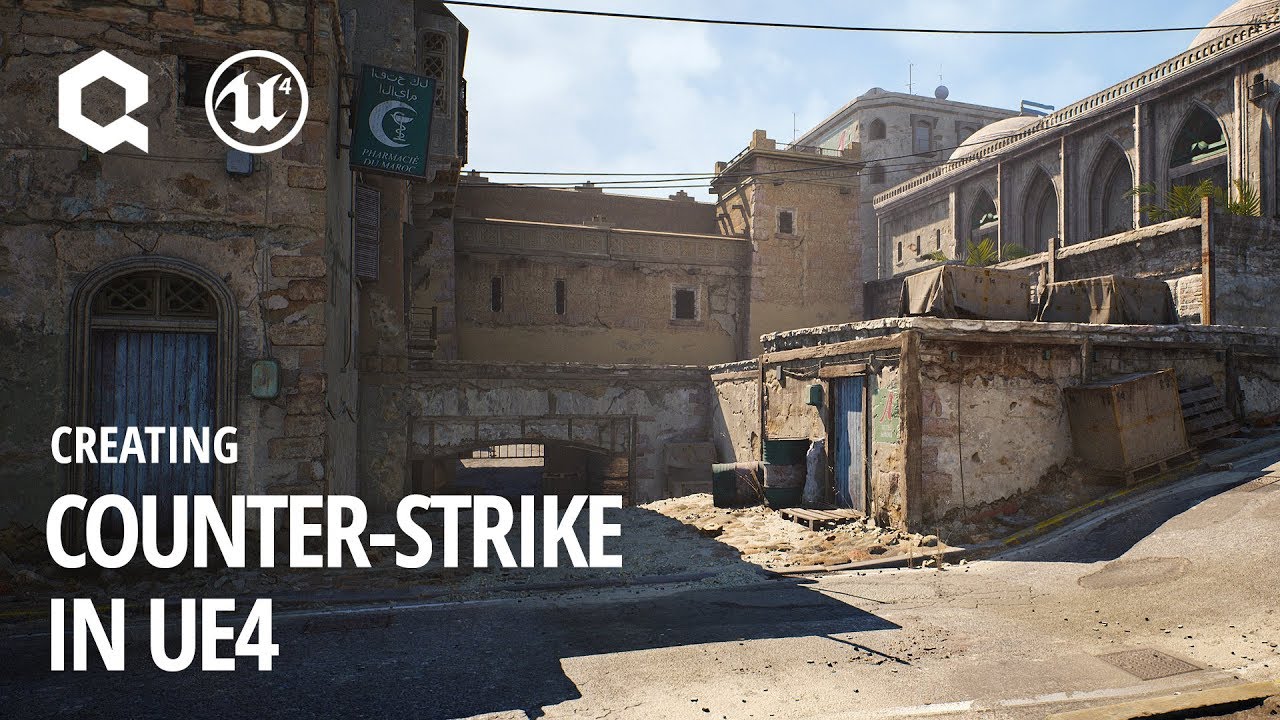 Youtuber recreates a spectacular version of Dust2 in Unreal Engine