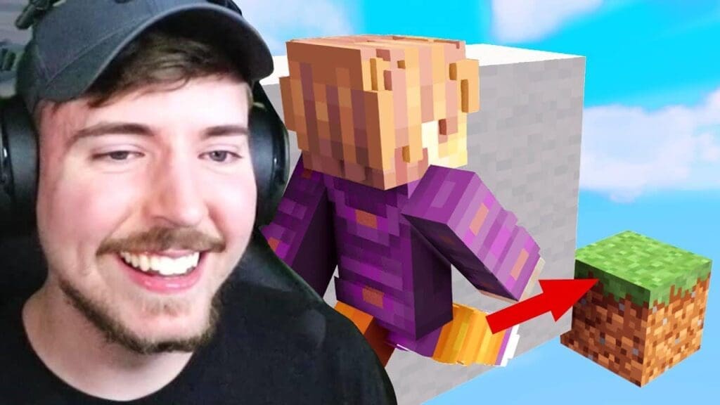 Mr. Beast Gaming gives away $10,000 in a Minecraft Challenge