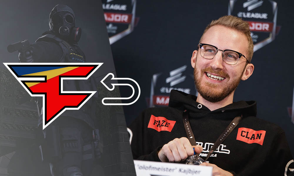 Olof Returns to FaZe Starting Lineup