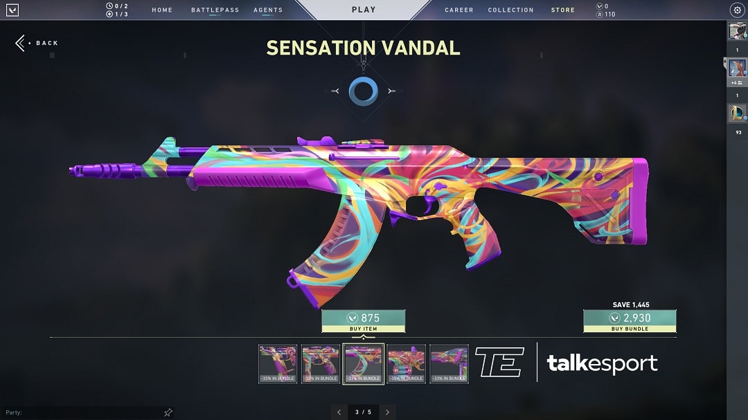 Valorant Sensation Skin Bundle: Price, Photos Inside