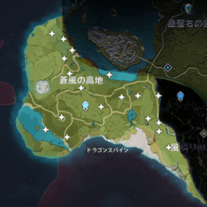 Genshin Impact Anemoculus Locations and Map