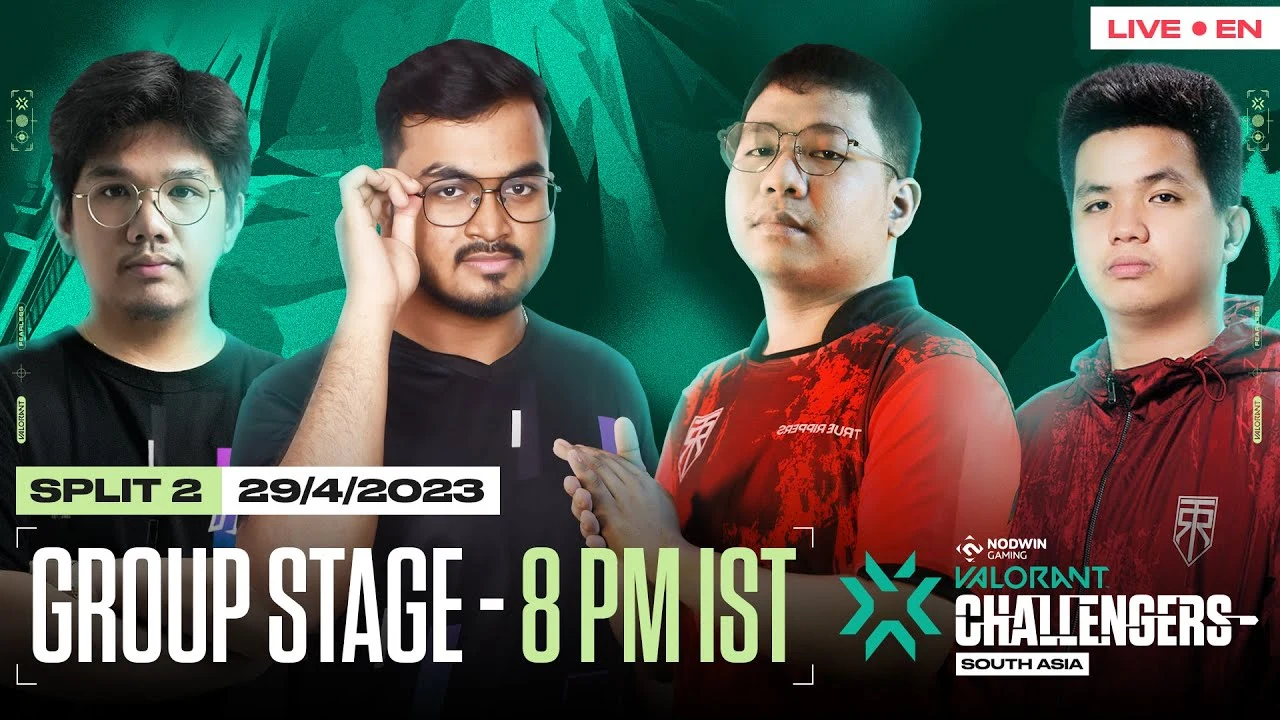 VCL 2023 South Asia Split 2: Daily Live Results Updated