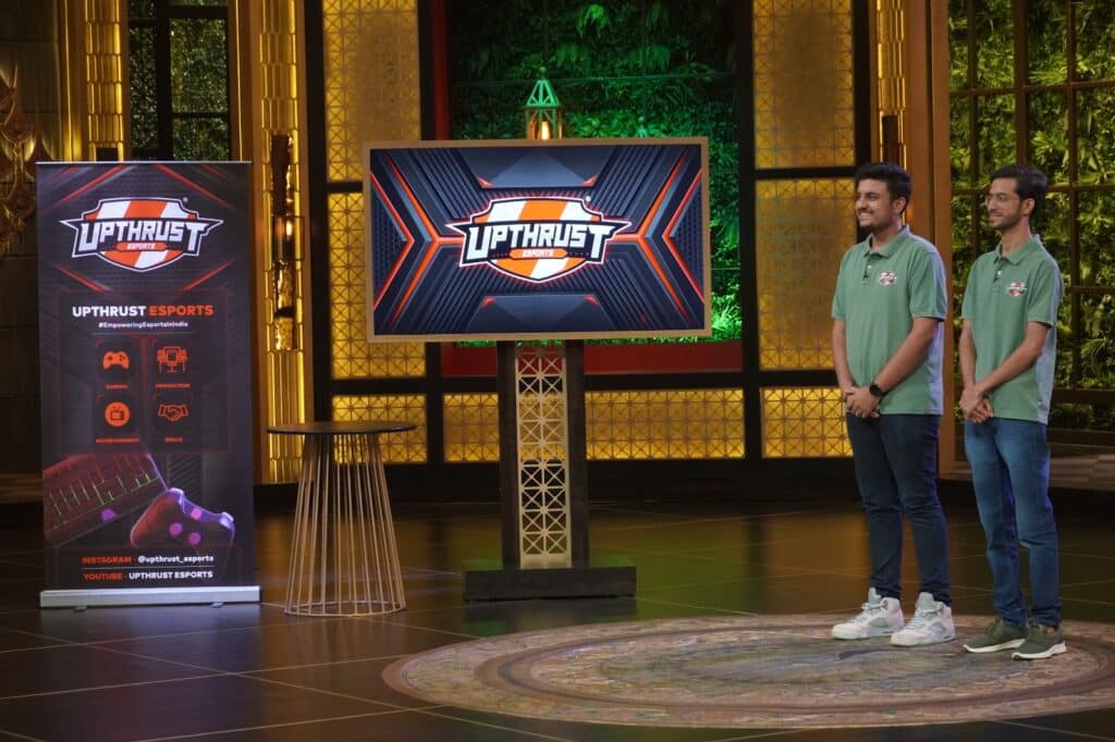 Upthrust Esports Takes Up Stage At Shark Tank India Season 2