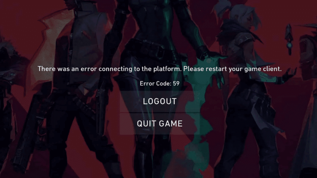 Valorant Code 59: How To Fix It Easily