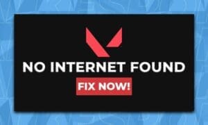 Fix Valorant 'No Internet Found' Error