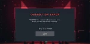 How to Fix VAN 68 Error in Valorant?